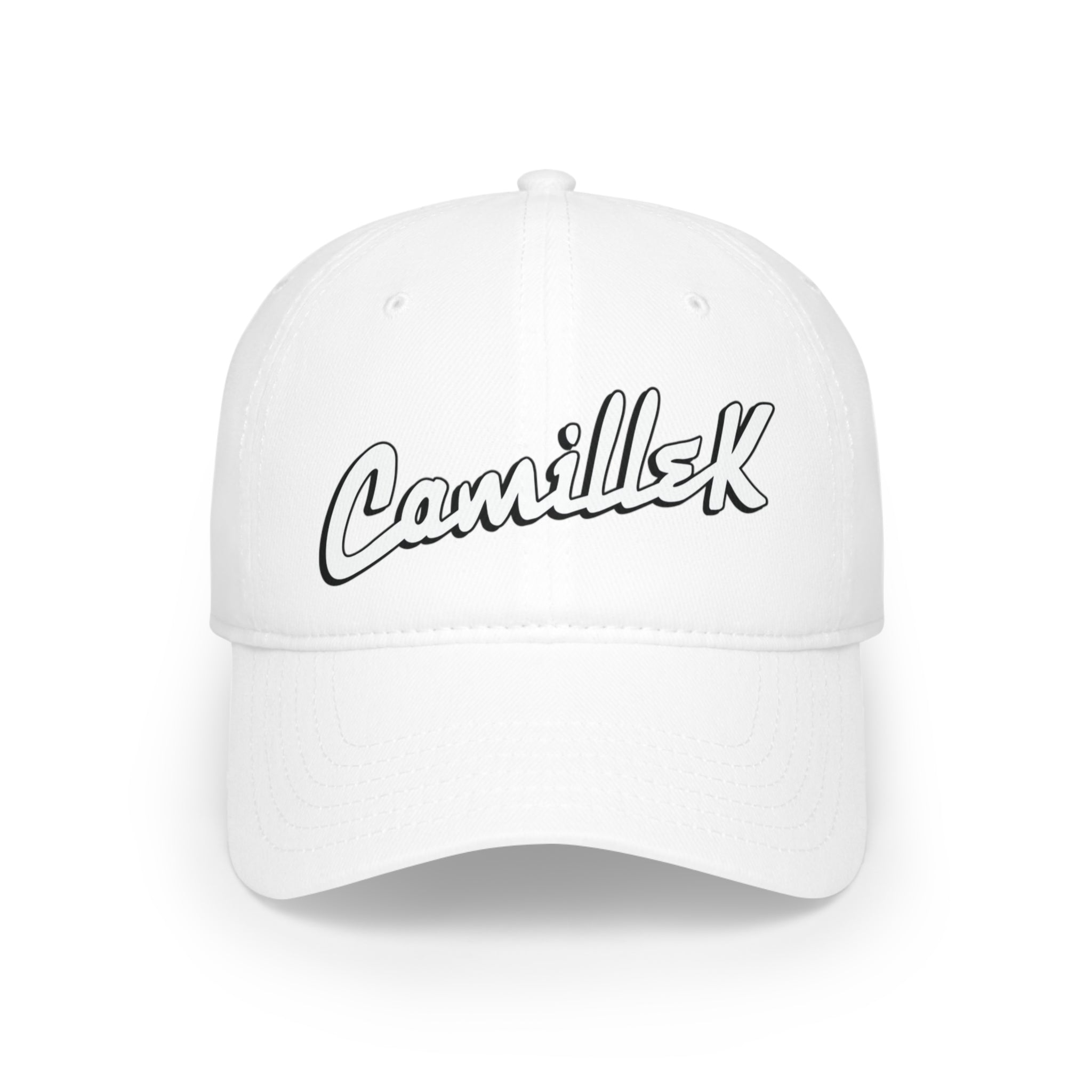 Camille K Script Logo Unisex low-profile Baseball Cap – Camille K Official